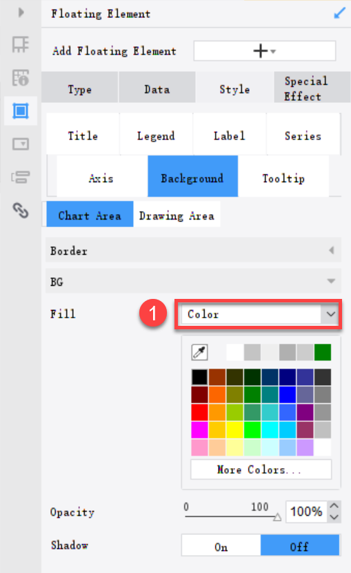 Radar Chart Custom Axis Value Interval-FineReport Help Document