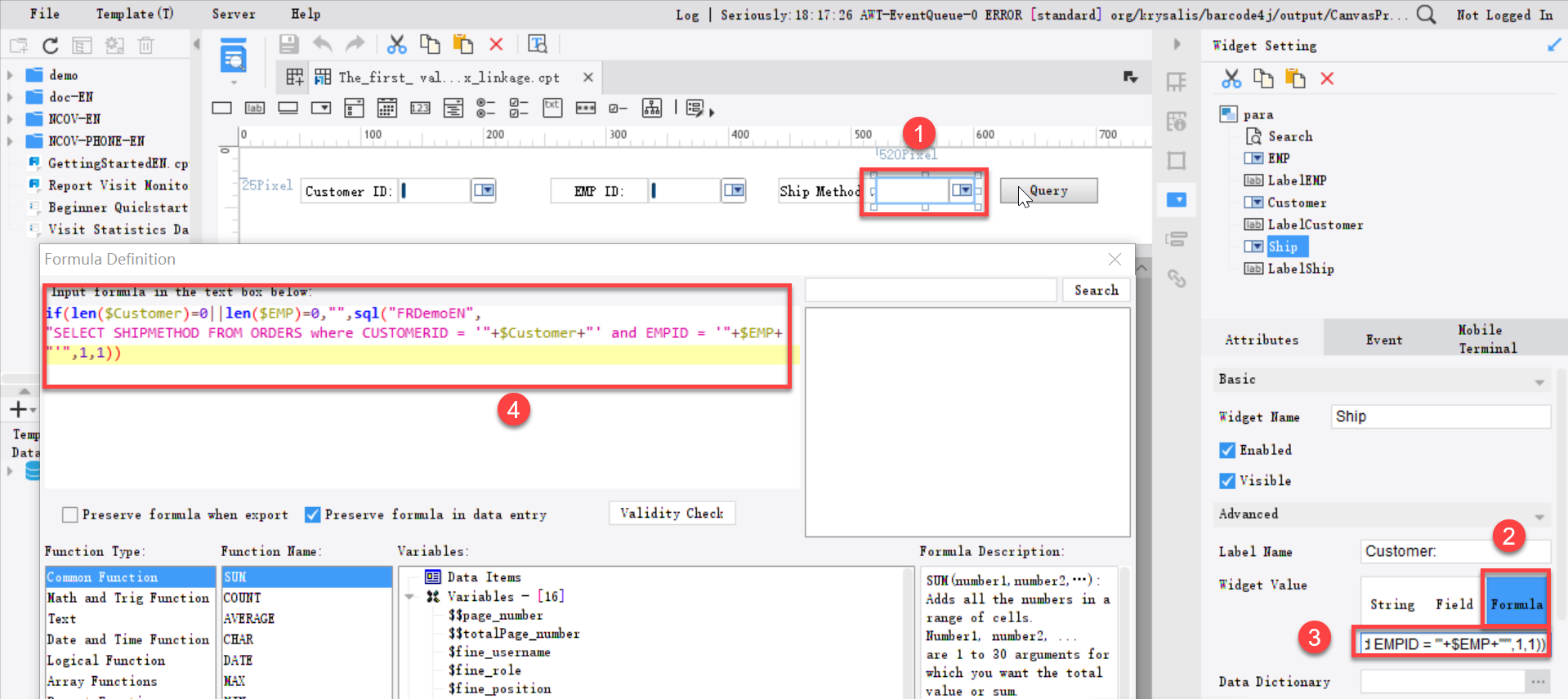 The first value in the default selection list for dropdown box linkage-FineReport Help Document