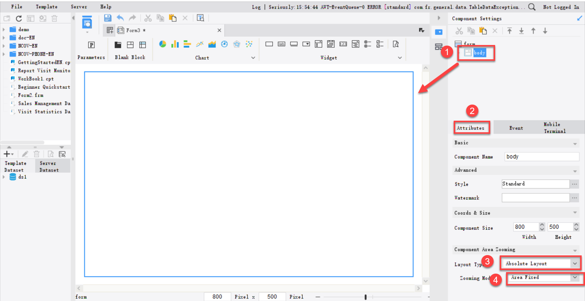 Dashboard Getting Started Example-FineReport Help Document
