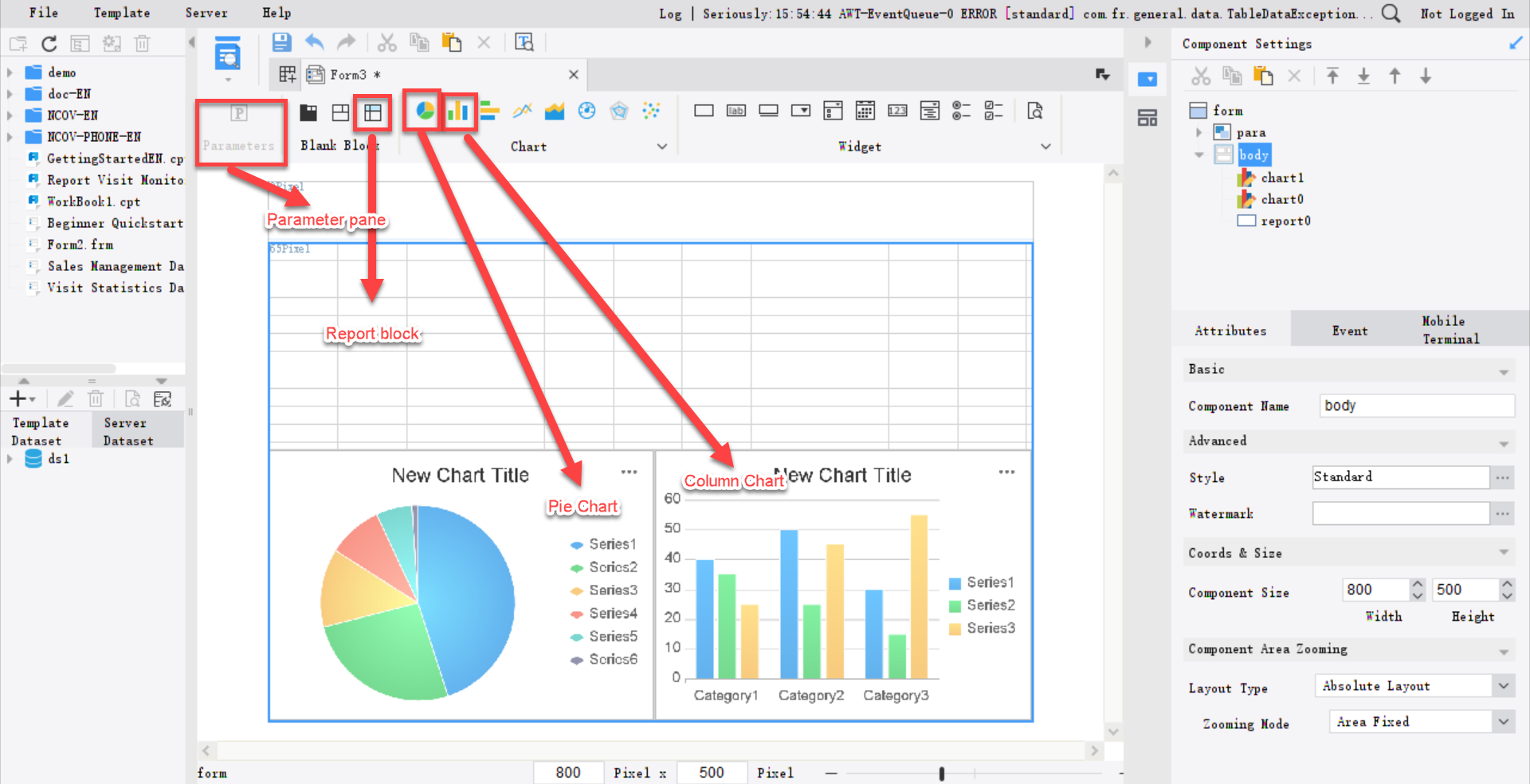 Dashboard Getting Started Example Finereport Help Document 1214
