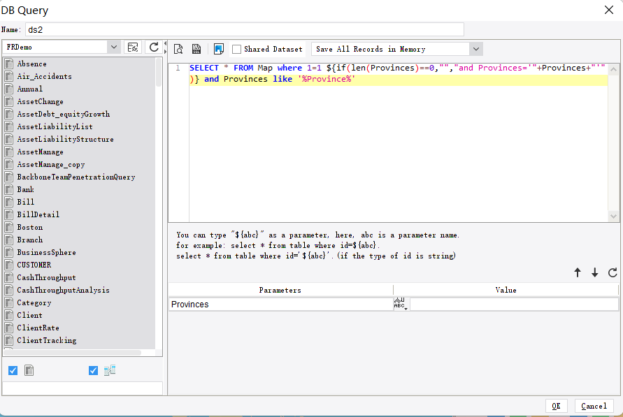 Carousel Highlighting of Map Data-FineReport Help Document