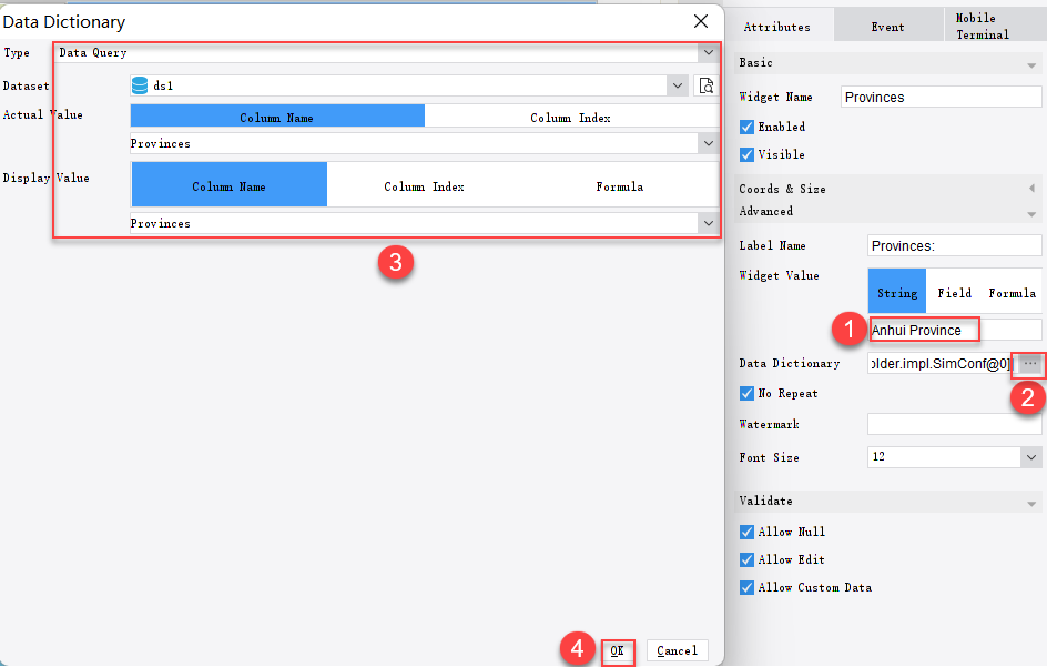 Carousel Highlighting of Map Data-FineReport Help Document