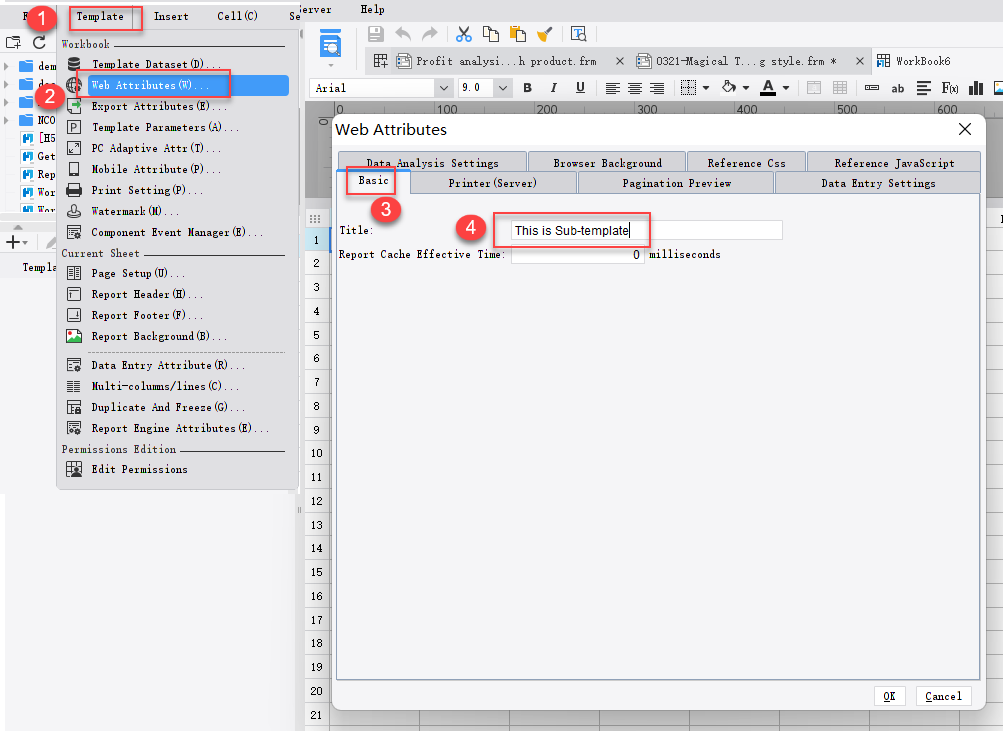 [H5] Hyperlink Template Title Customization-FineReport Help Document