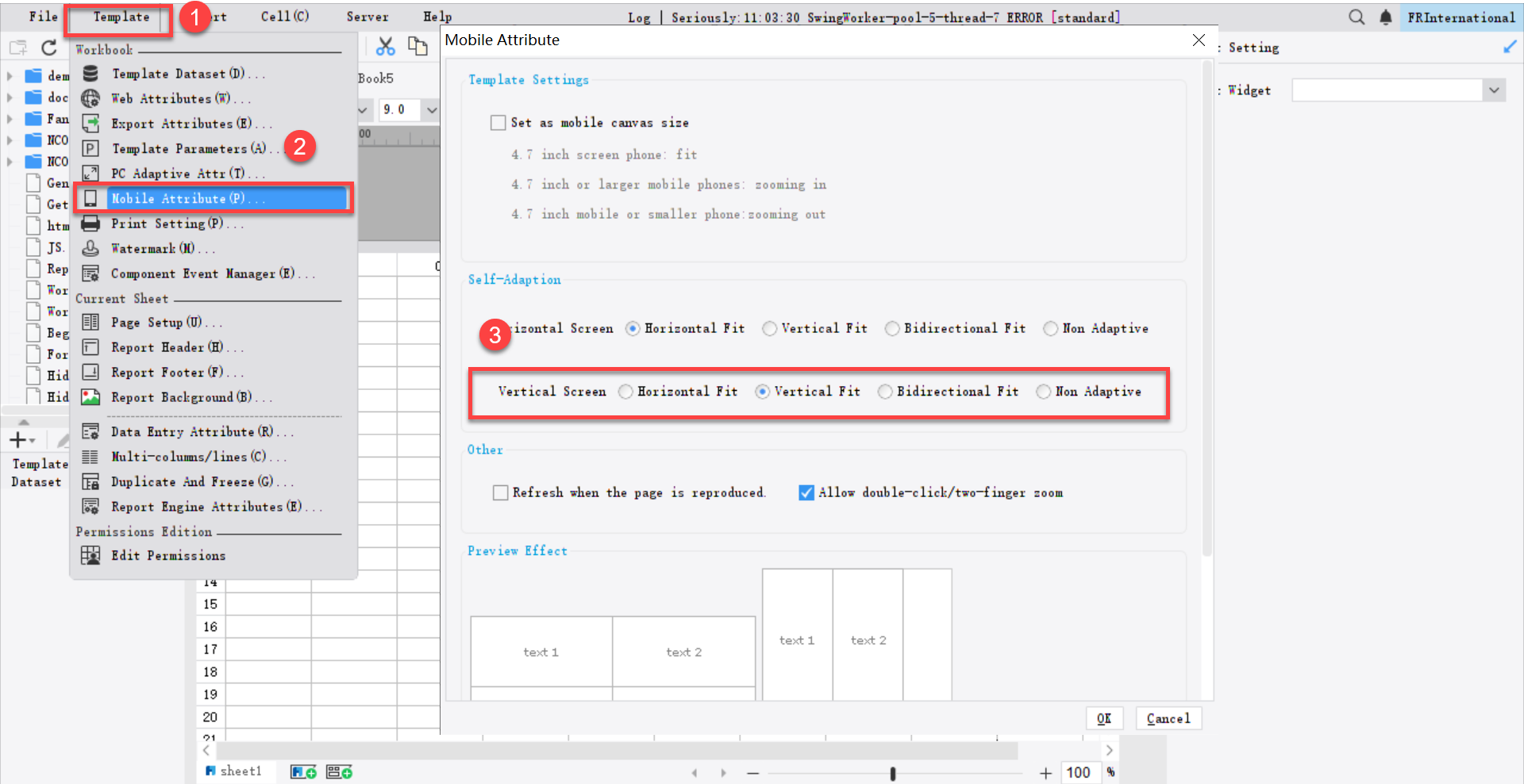 [General] Mobile Terminal Self-adaption-FineReport Help Document