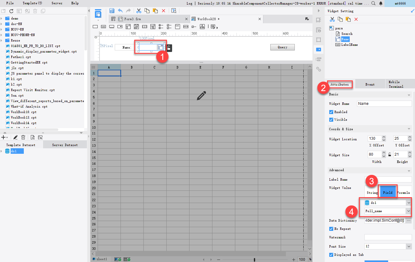 Drop-down Checkbox Selects All By Default-FineReport Help Document