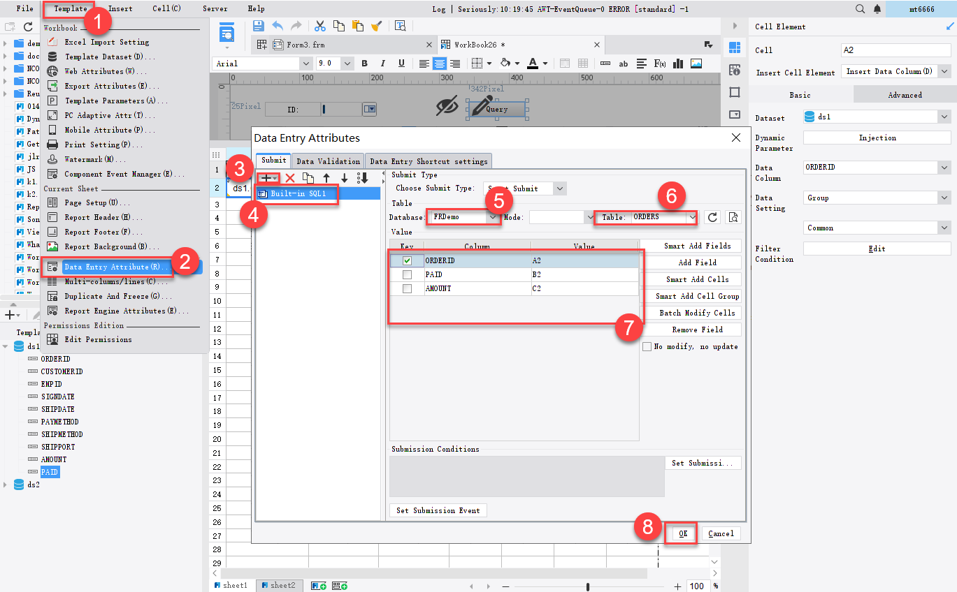 Cross Sheet Linkage-FineReport Help Document