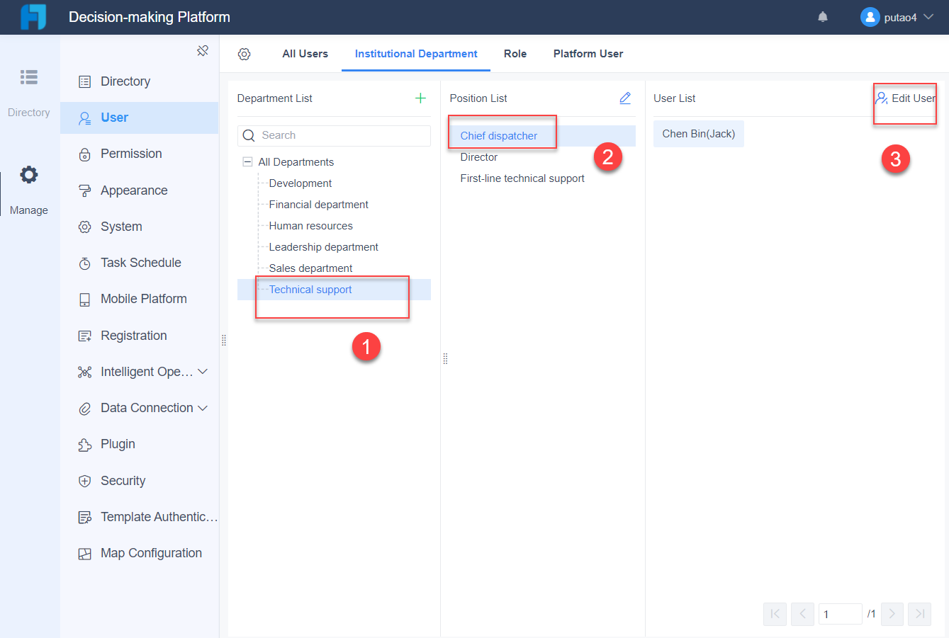 User Management-FineReport Help Document