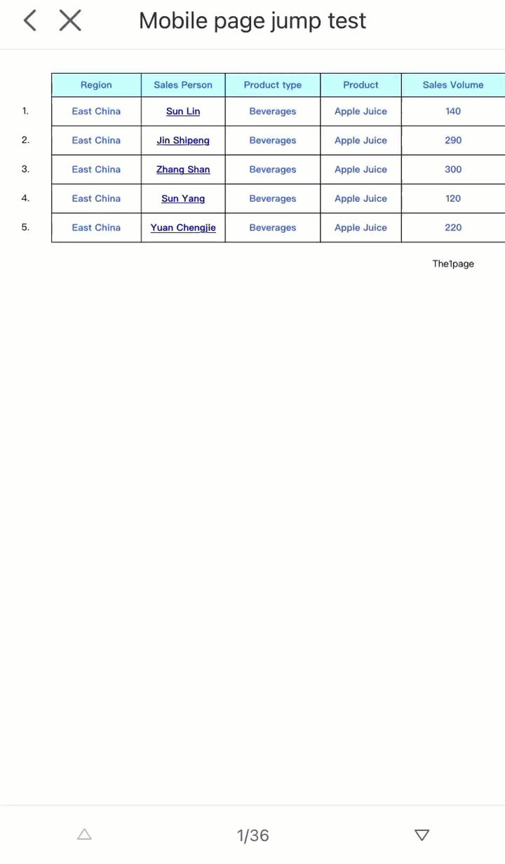 [General] JS Clicks Pagination Report to Drill Down and Return to Original Page-FineReport Help ...