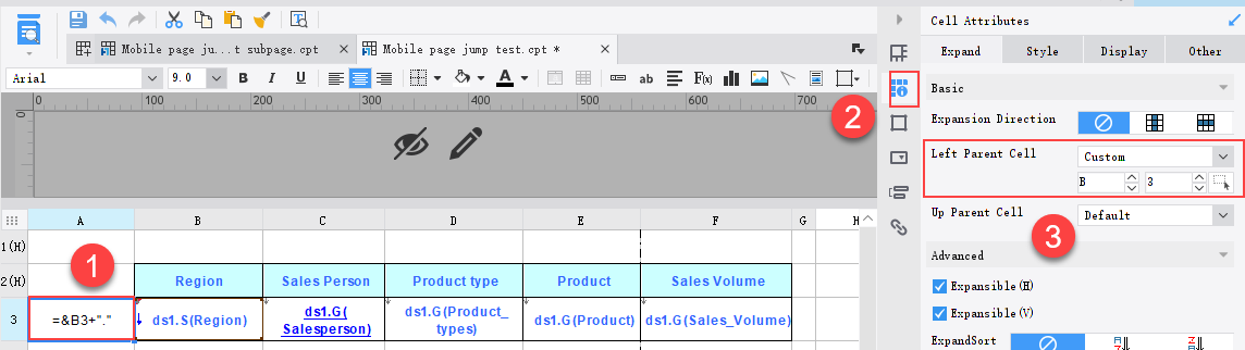 [General] JS Clicks Pagination Report to Drill Down and Return to Original Page-FineReport Help ...