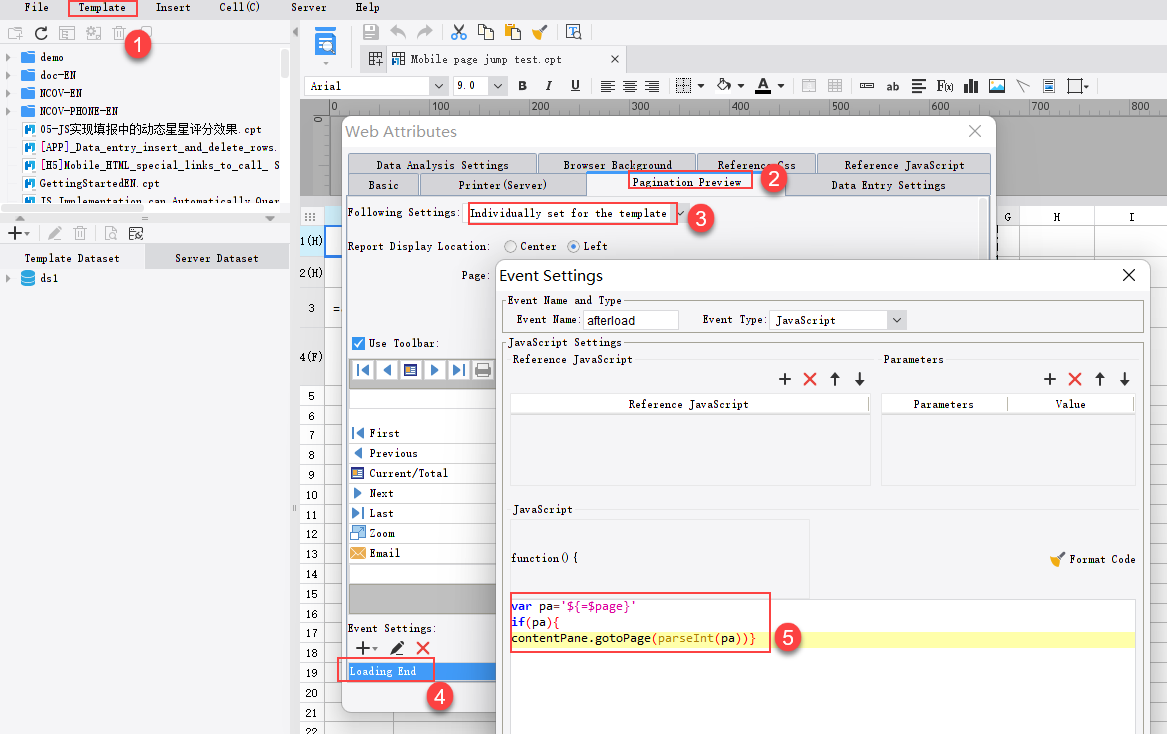 [General] JS Clicks Pagination Report to Drill Down and Return to Original Page-FineReport Help ...