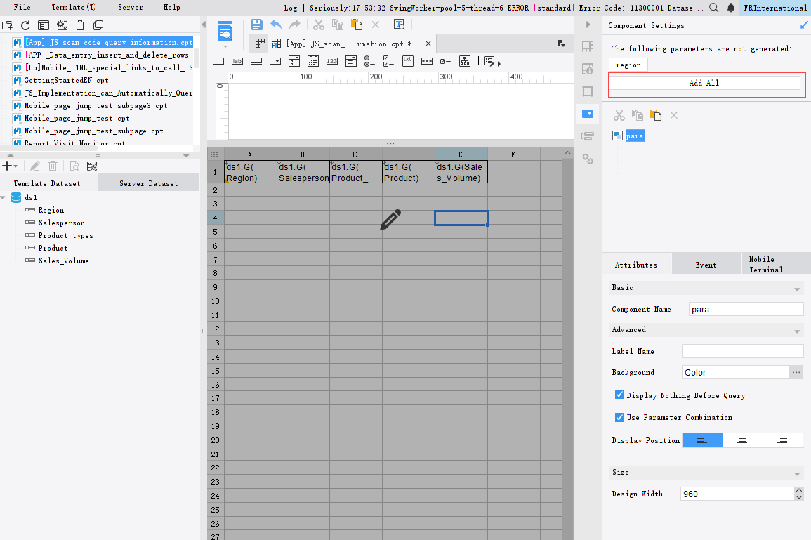 [App] JS Scan Code Can Query Information-FineReport Help Document