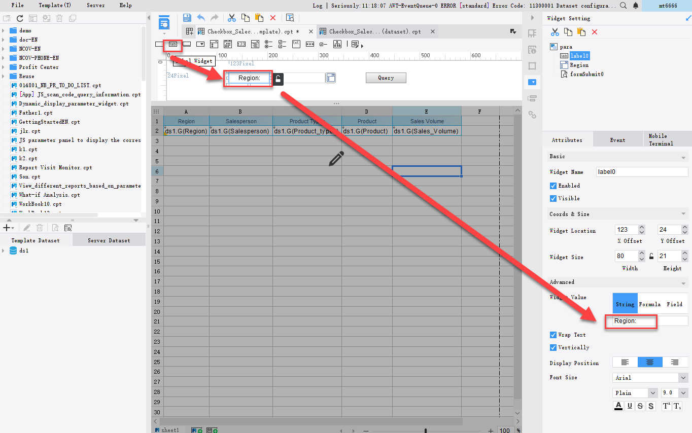 When Value Of Drop Down Checkbox Is None Show All Data Finereport Help 3764