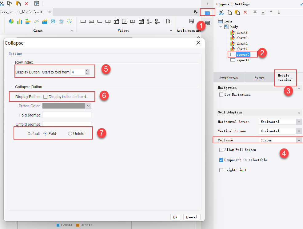 [General] JS Realizes Folding and Unfolding Components-FineReport Help Document