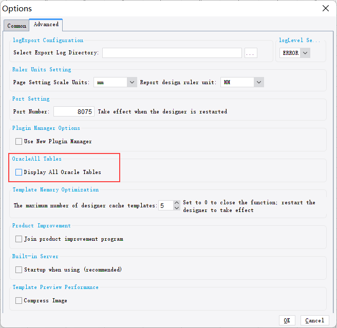 Optimize Calling Oracle Stored Procedures-FineReport Help Document