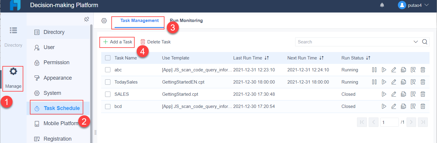 Task Schedule Email Notification-FineReport Help Document