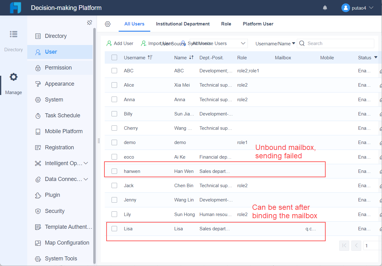 Task Schedule Email Notification-FineReport Help Document