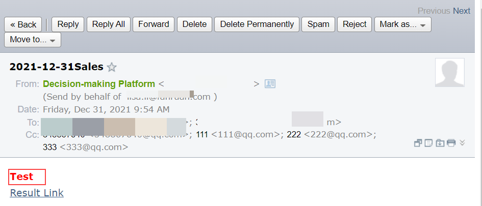 Task Schedule Email Notification-FineReport Help Document