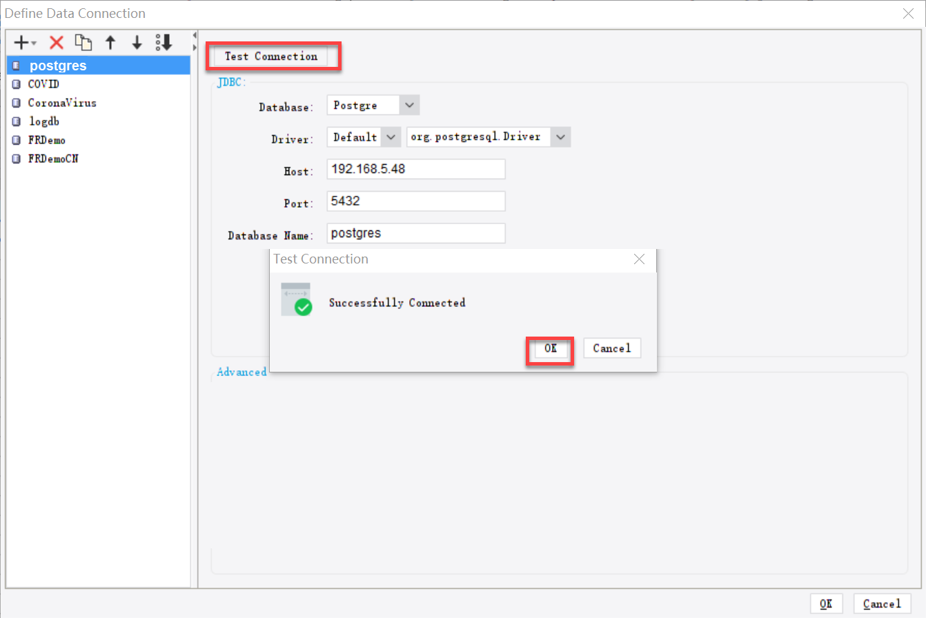 [Designer] Hangao Data Connection-FineReport Help Document