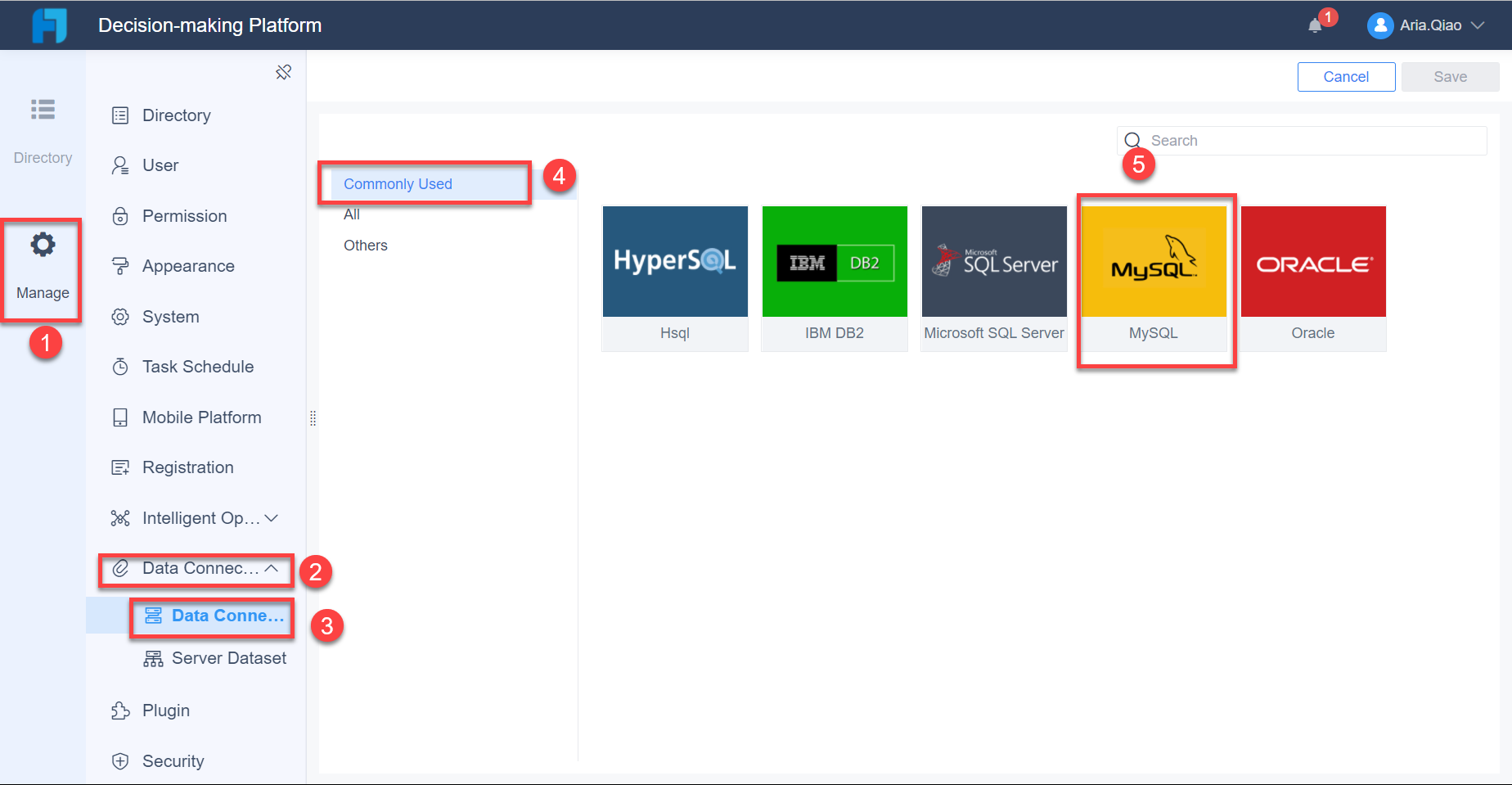 Connect to MySQL-FineReport Help Document