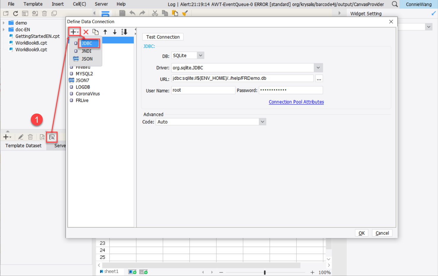 Connect to MySQL-FineReport Help Document