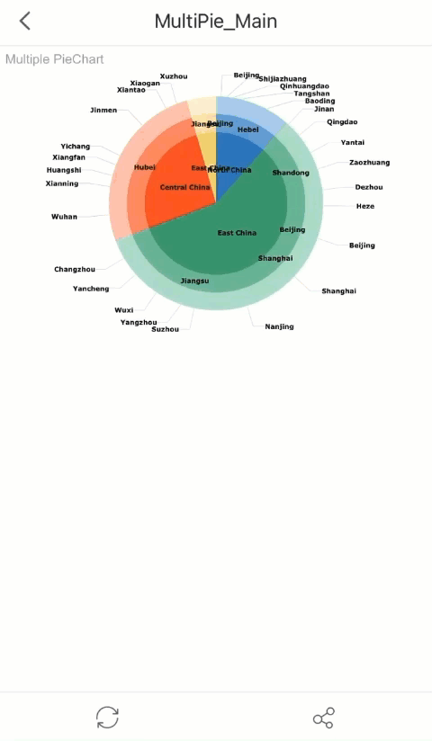 Multi-layer Pie Chart Linkage-FineReport Help Document