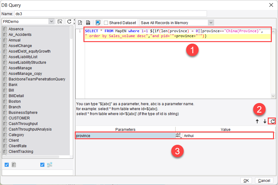 Map Drilling and Linkage-FineReport Help Document