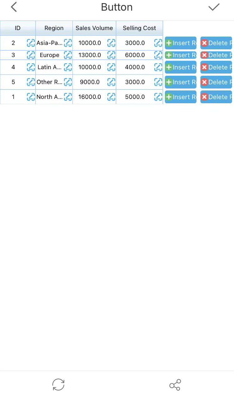 Row Insertion and Deletion-FineReport Help Document