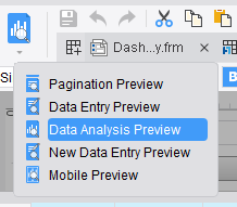 Data Analysis Preview(op=view)-FineReport Help Document