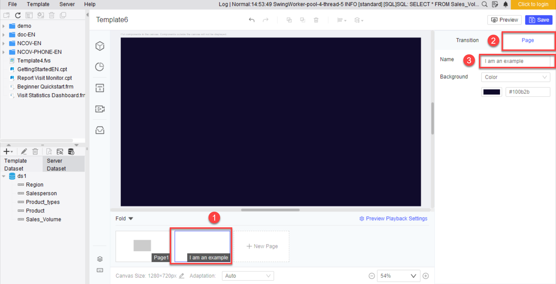 FVS Canvas and Page-FineReport Help Document