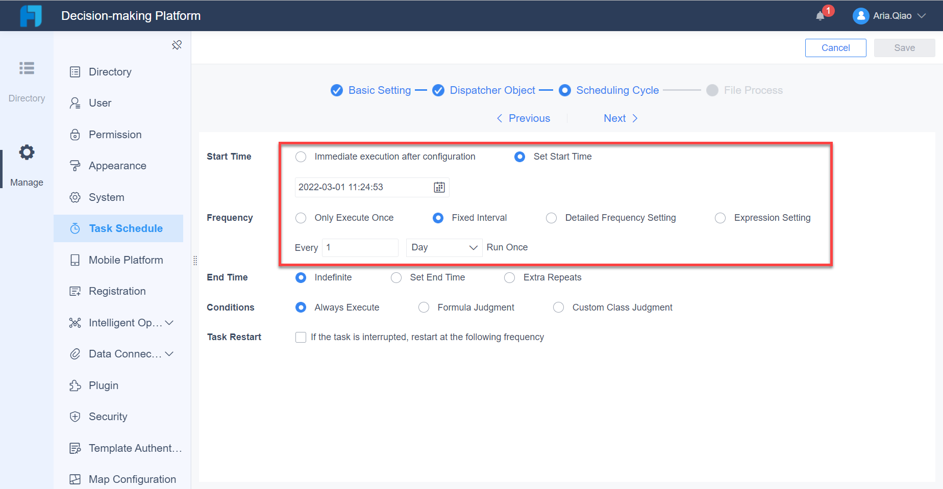 Dynamic Parameter Cache-FineReport Help Document