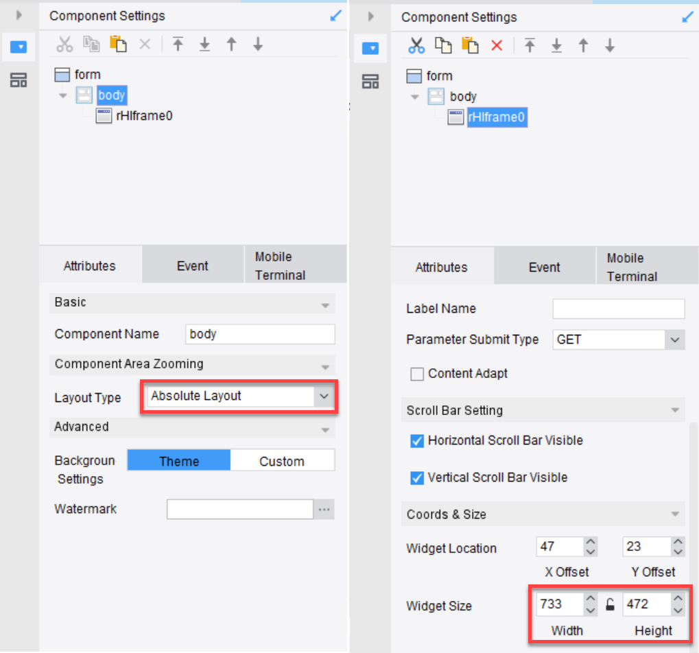 Iframe Widget Plugin in Dashboard-FineReport Help Document