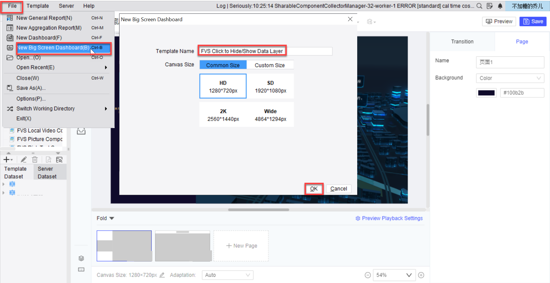 FVS Click to Hide/Show Data Layer-FineReport Help Document
