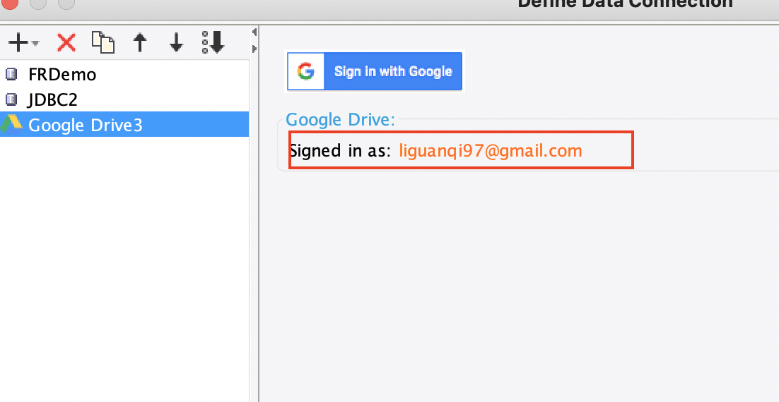 Connect to Google sheets-FineReport Help Document