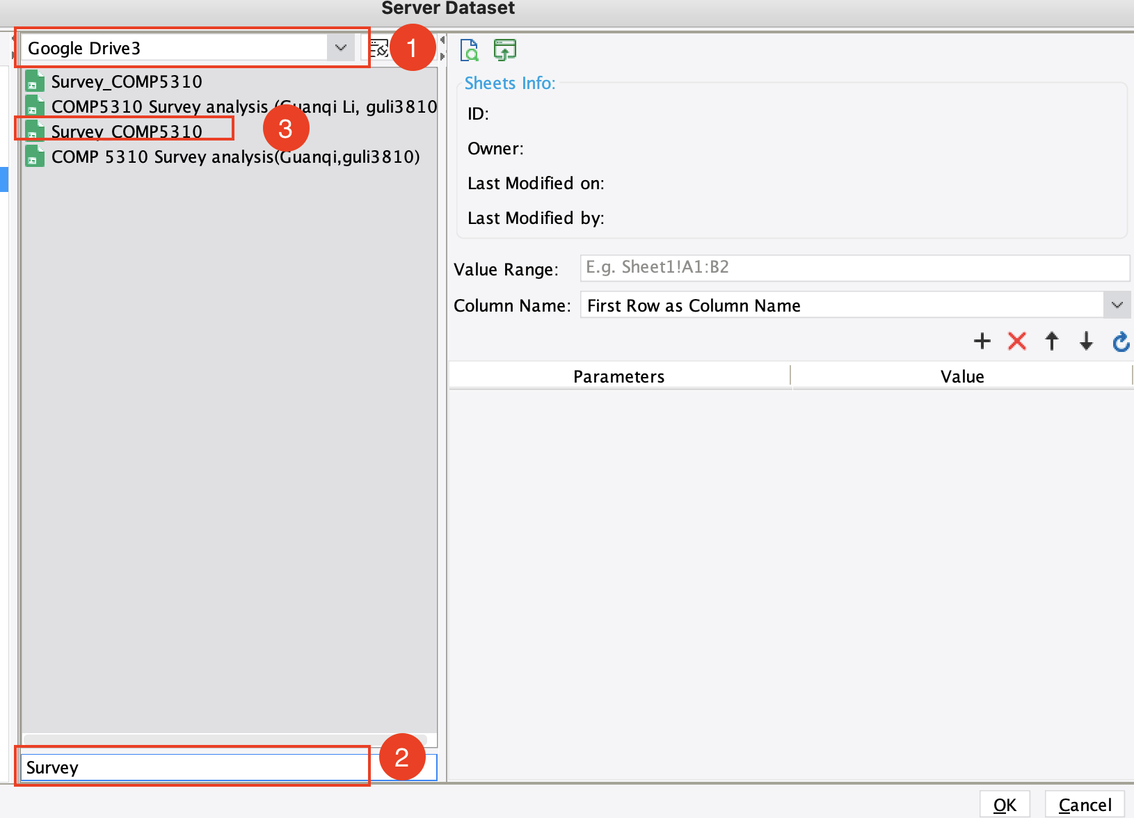 Connect to Google sheets-FineReport Help Document