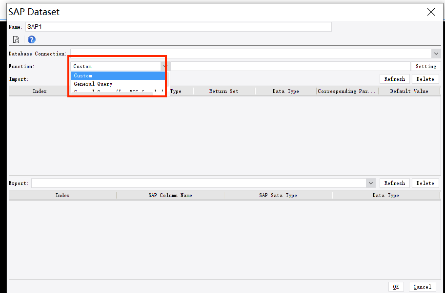 SAP Dataset-FineReport Help Document