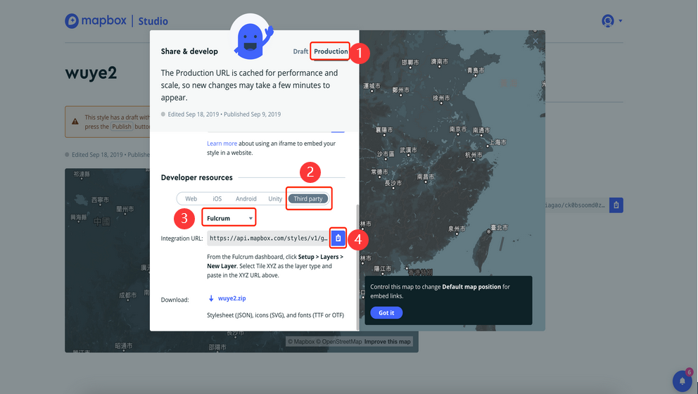mapbox地圖更換私有token- FineReport帮助文档 - 全面的报表使用教程和学习资料