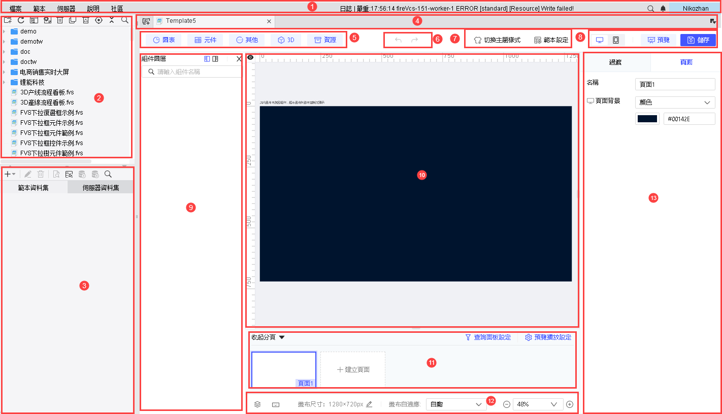 FVS界面概覽- FineReport帮助文档 - 全面的报表使用教程和学习资料