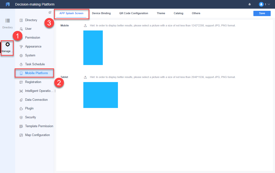 APPプラットフォーム- FineReport Help Document