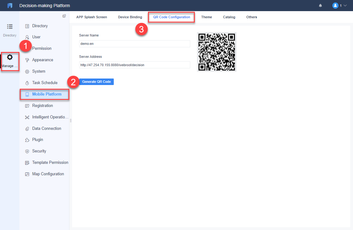 APPプラットフォーム- FineReport Help Document