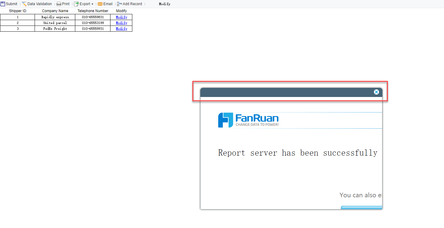 CSS ダイアログボックスの背景色を変える- FineReport Help Document
