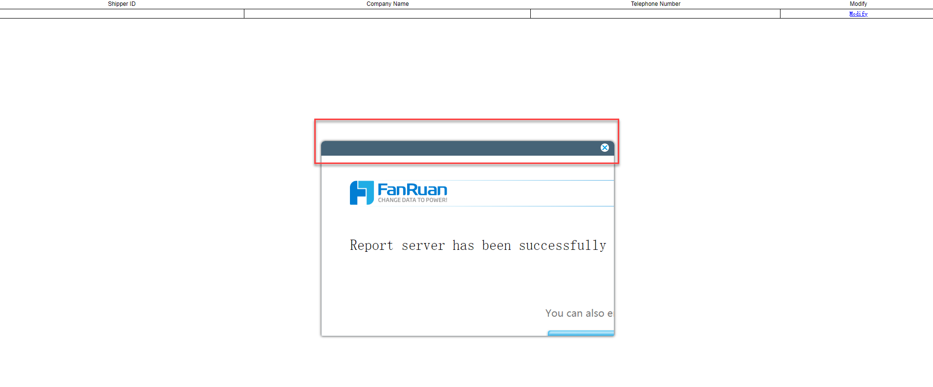 CSS ダイアログボックスの背景色を変える- FineReport Help Document